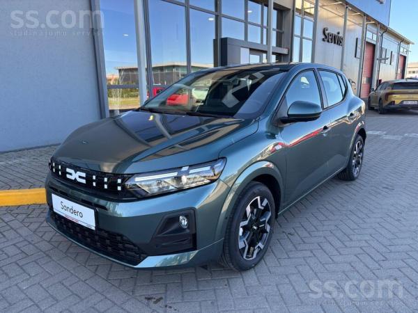Zaļš Dacia Sandero 2026 Liepāja, ar dzinēja tilpumu 1.20 L un nobraukumu 12 tūkst. km par 17990 €, foto 1 vietnē AUTOMOTO.COM.LV