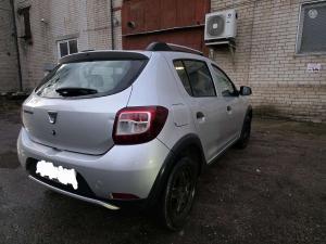 Grey Dacia Sandero 2017 in Kaunas, with an engine capacity of 0.90 L and mileage of 135 thousand km for 4500 €, photo 6 on AUTOMOTO.COM.LV