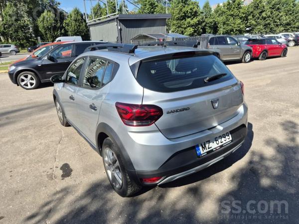 Grey Dacia Sandero 2021 in Riga, with an engine capacity of 1.00 L and mileage of 108 thousand km for 9490 €, photo 8 on AUTOMOTO.COM.LV