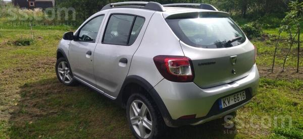 Grey Dacia Sandero 2015 in Jelgava, with an engine capacity of 1.50 L and mileage of 136 thousand km for 3500 €, photo 6 on AUTOMOTO.COM.LV