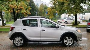 Grey Dacia Sandero 2015 in Riga, with an engine capacity of 1.50 L and mileage of 0 thousand km for 3450 €, photo  on AUTOMOTO.COM.LV
