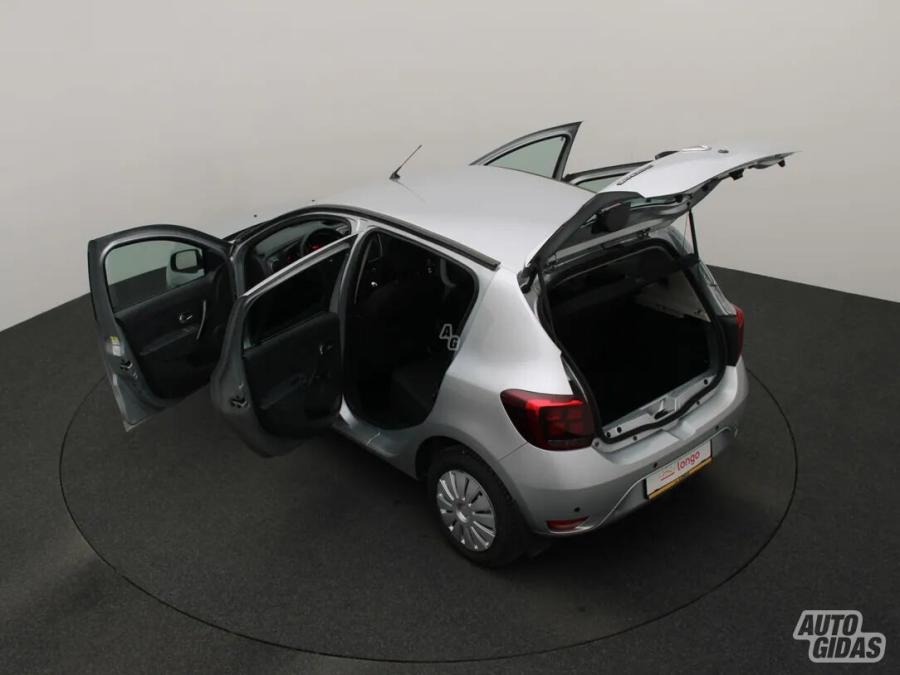Grey Dacia Sandero 2021 in Vilnius, with an engine capacity of 1.00 L and mileage of 121 thousand km for 7999 €, photo 14 on AUTOMOTO.COM.LV