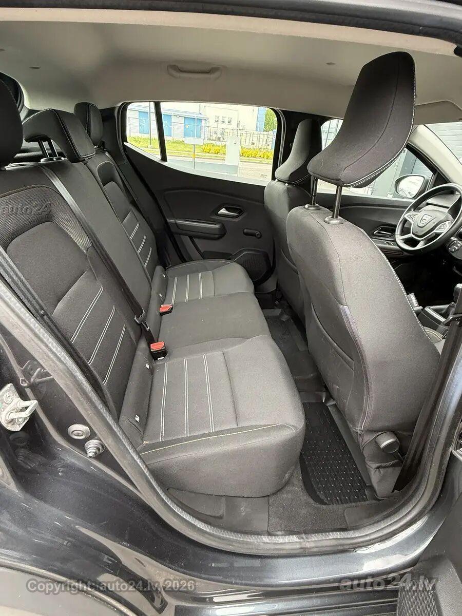 Grey Dacia Sandero 2021 in Tallinn, with an engine capacity of 1.00 L and mileage of 71 thousand km for 9995 €, photo 22 on AUTOMOTO.COM.LV