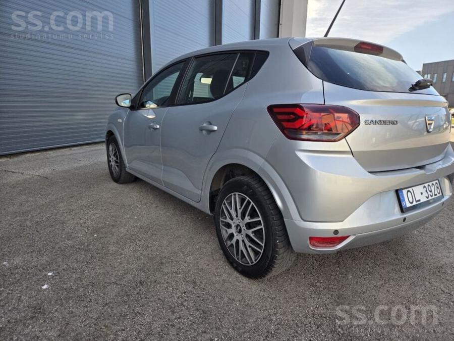 Grey Dacia Sandero 2021 in Riga, with an engine capacity of 1.00 L and mileage of 58 thousand km for 8200 €, photo 10 on AUTOMOTO.COM.LV