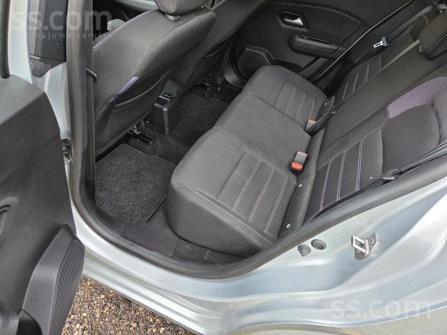 Grey Dacia Sandero 2021 in Riga, with an engine capacity of 1.00 L and mileage of 58 thousand km for 8200 €, photo 14 on AUTOMOTO.COM.LV