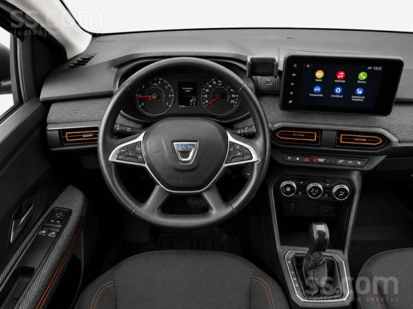 Grey Dacia Sandero 2022 in Riga, with an engine capacity of 1.00 L and mileage of 39 thousand km for 13990 €, photo 10 on AUTOMOTO.COM.LV