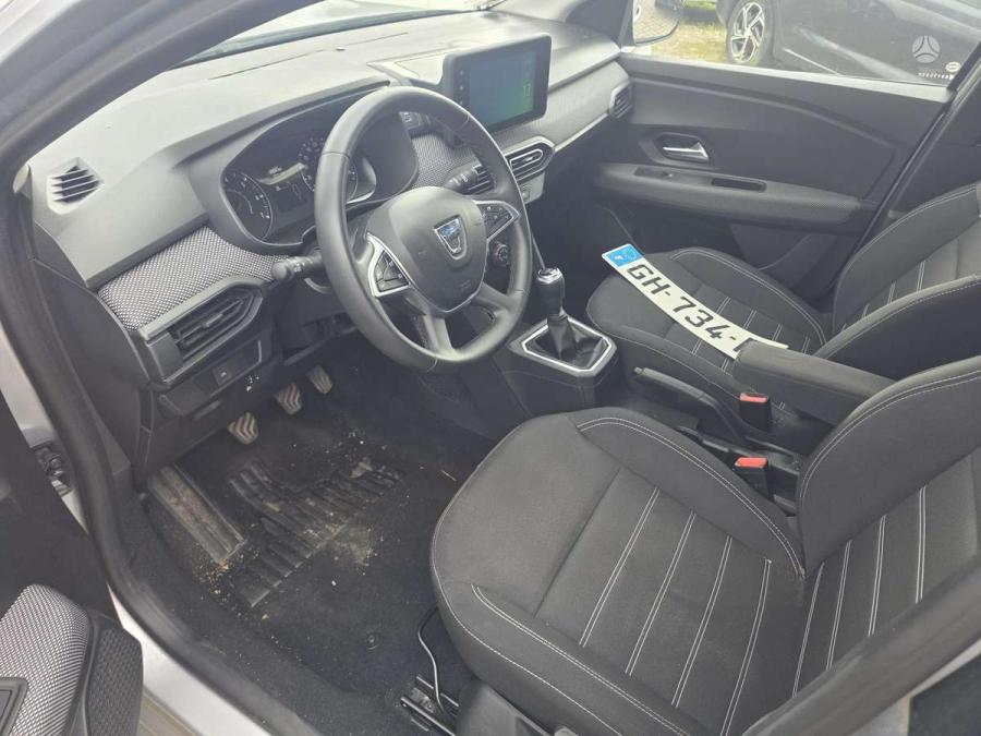 Pelēks Dacia Sandero 2022 Tauragė, ar dzinēja tilpumu 1.00 L un nobraukumu 47 tūkst. km par 4200 €, foto 9 vietnē AUTOMOTO.COM.LV