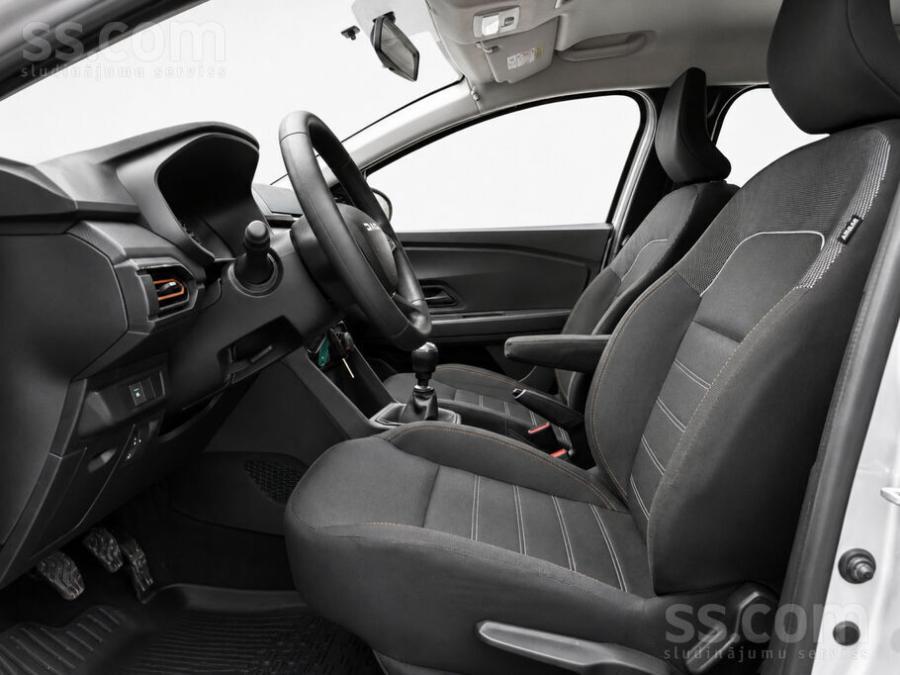 Pelēks Dacia Sandero 2023 Rīga, ar dzinēja tilpumu 1.00 L un nobraukumu 101 tūkst. km par 8990 €, foto 7 vietnē AUTOMOTO.COM.LV
