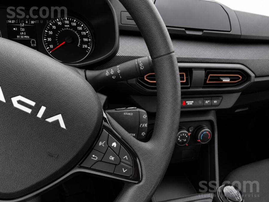 Pelēks Dacia Sandero 2023 Rīga, ar dzinēja tilpumu 1.00 L un nobraukumu 101 tūkst. km par 8990 €, foto 11 vietnē AUTOMOTO.COM.LV