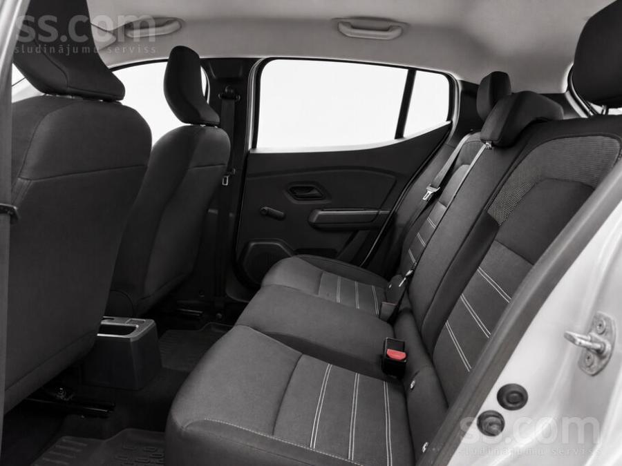 Pelēks Dacia Sandero 2023 Rīga, ar dzinēja tilpumu 1.00 L un nobraukumu 101 tūkst. km par 8990 €, foto 12 vietnē AUTOMOTO.COM.LV