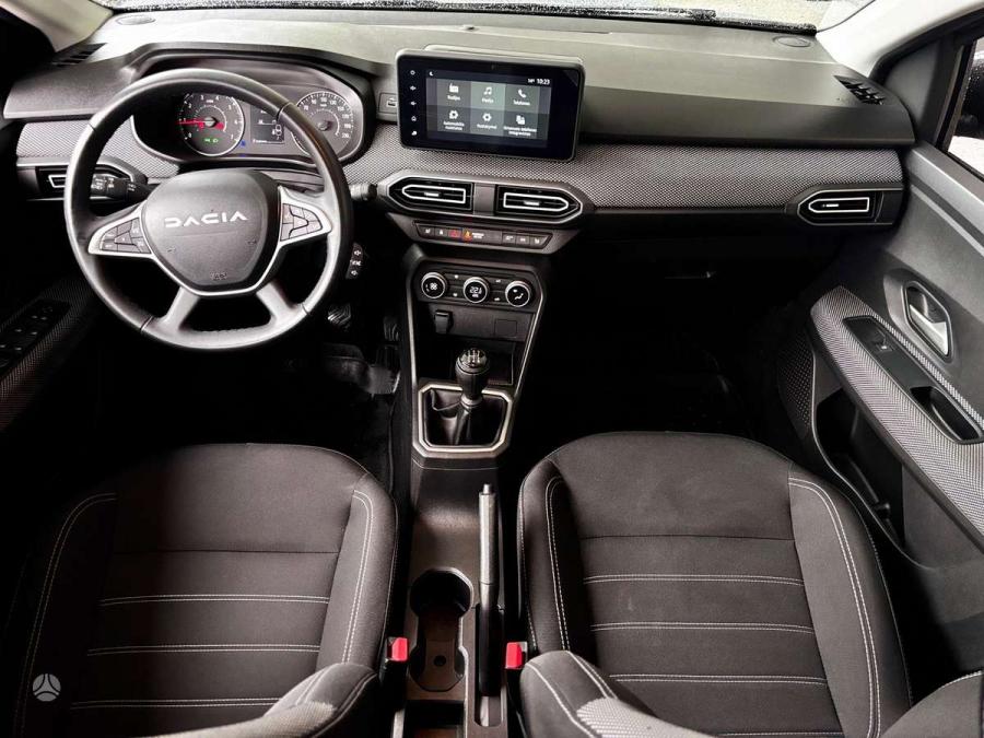 Pelēks Dacia Sandero 2023 Viļņa, ar dzinēja tilpumu 1.00 L un nobraukumu 25 tūkst. km par 12500 €, foto 10 vietnē AUTOMOTO.COM.LV