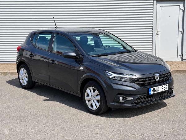 Pelēks Dacia Sandero 2023 Viļņa, ar dzinēja tilpumu 1.00 L un nobraukumu 54 tūkst. km par 9950 €, foto 3 vietnē AUTOMOTO.COM.LV