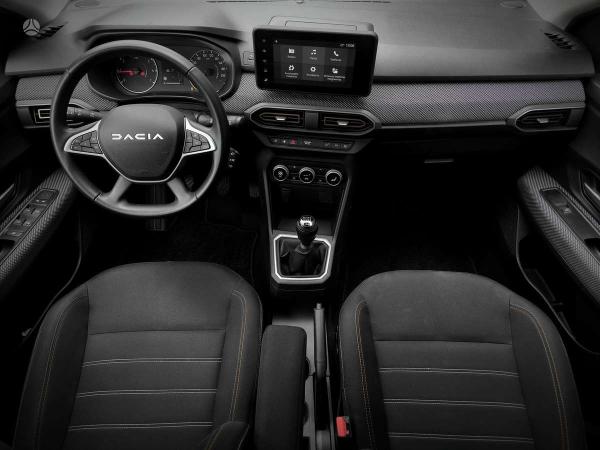 Grey Dacia Sandero 2024 in Kaunas, with an engine capacity of 1.00 L and mileage of 27 thousand km for 13500 €, photo 9 on AUTOMOTO.COM.LV