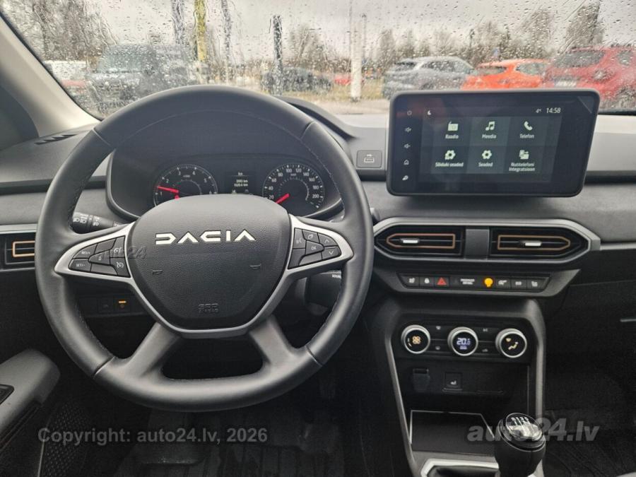 Pelēks Dacia Sandero 2025 Tartu, ar dzinēja tilpumu 1.00 L un nobraukumu 4 tūkst. km par 17990 €, foto 10 vietnē AUTOMOTO.COM.LV