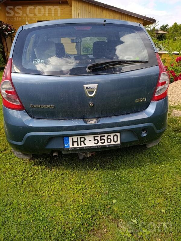Dacia Sandero 2011 Alūksne, ar dzinēja tilpumu 1.50 L un nobraukumu 280 tūkst. km par 2500 €, foto 3 vietnē AUTOMOTO.COM.LV