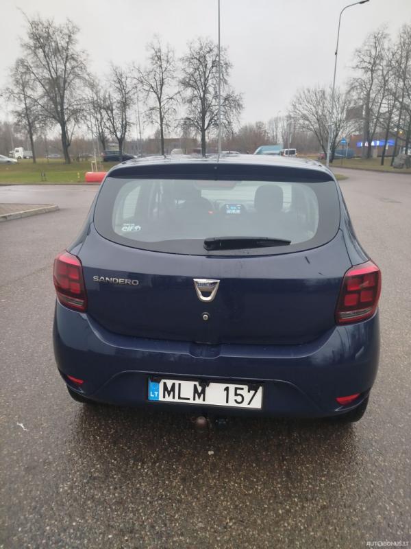 Dacia Sandero 2018 Viļņa, ar dzinēja tilpumu 1.00 L un nobraukumu 64 tūkst. km par 2690 €, foto 4 vietnē AUTOMOTO.COM.LV
