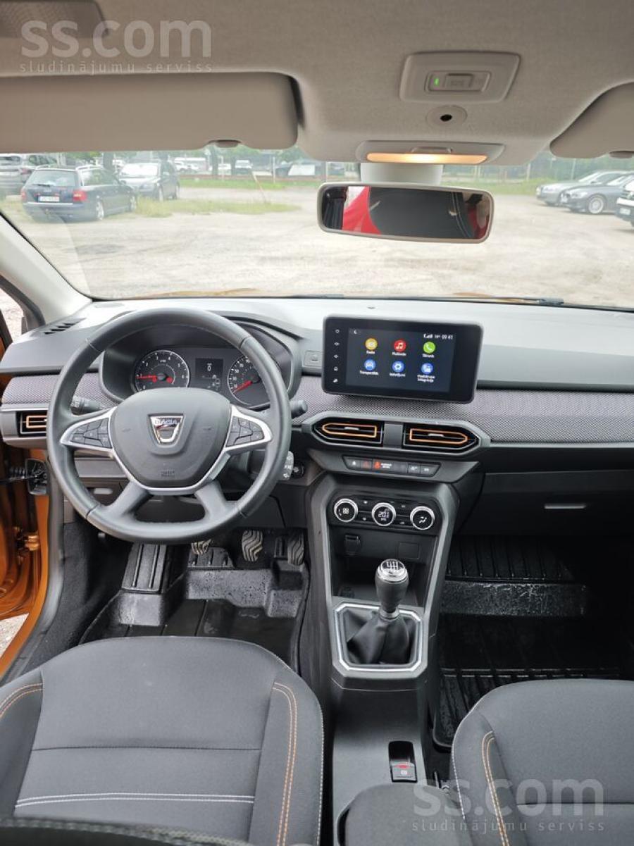 Oranžs Dacia Sandero 2022 Rīga, ar dzinēja tilpumu 1.00 L un nobraukumu 34 tūkst. km par 13000 €, foto 11 vietnē AUTOMOTO.COM.LV
