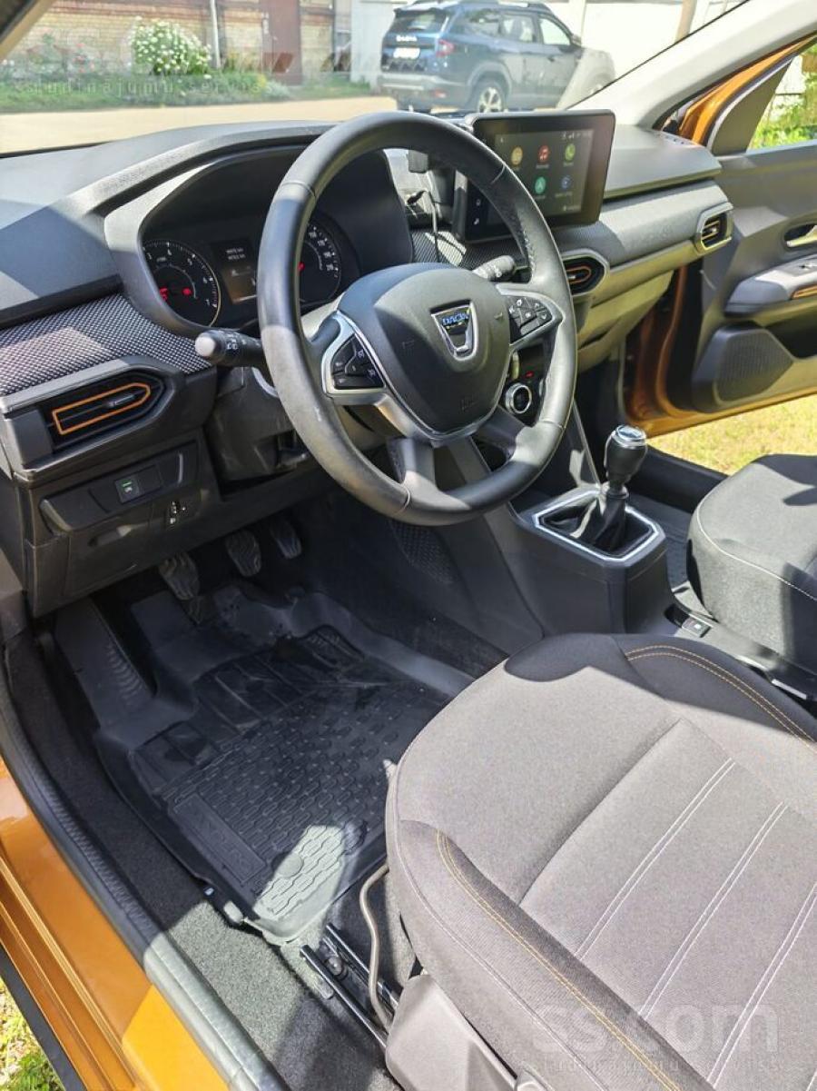 Oranžs Dacia Sandero 2021 Rīga, ar dzinēja tilpumu 1.00 L un nobraukumu 100 tūkst. km par 9500 €, foto 6 vietnē AUTOMOTO.COM.LV