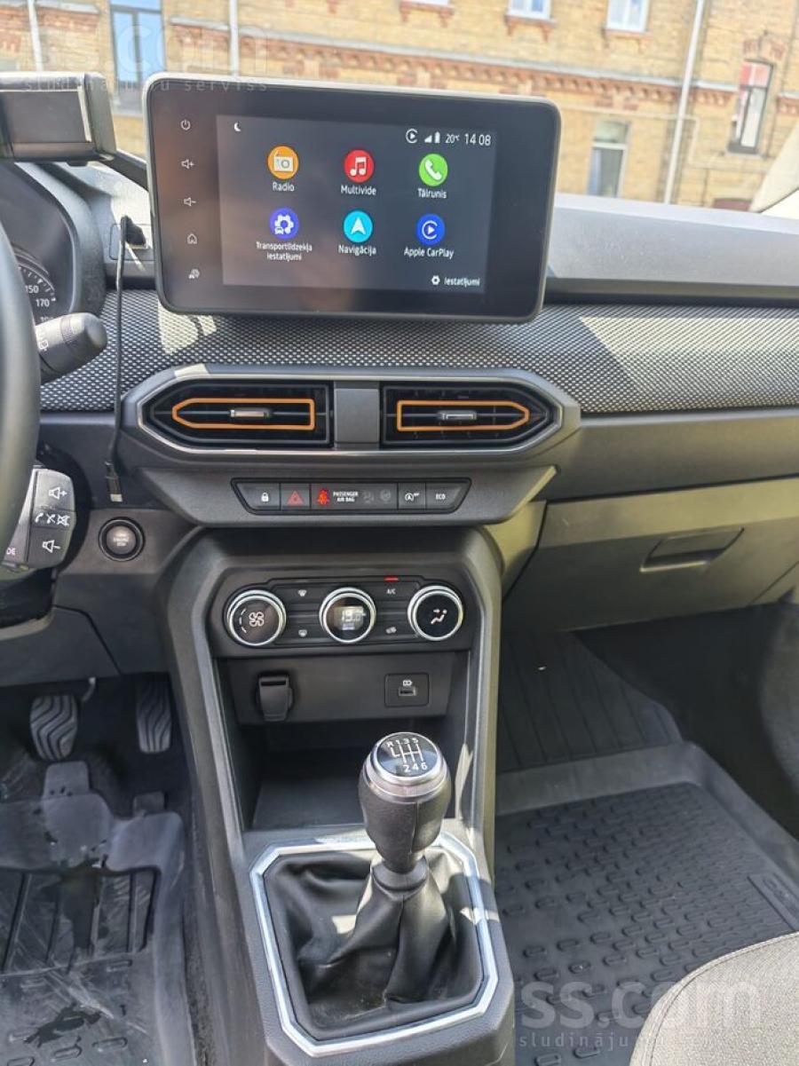 Oranžs Dacia Sandero 2021 Rīga, ar dzinēja tilpumu 1.00 L un nobraukumu 100 tūkst. km par 9500 €, foto 7 vietnē AUTOMOTO.COM.LV