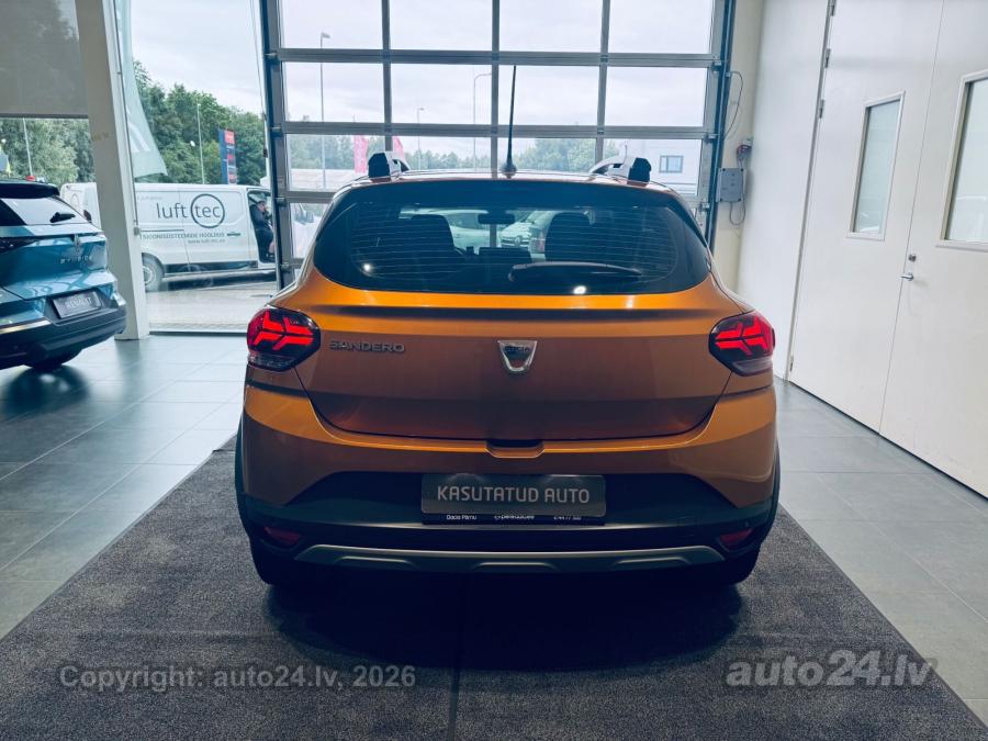 Orange Dacia Sandero 2021 in Parnu, with an engine capacity of 1.00 L and mileage of 135 thousand km for 8900 €, photo 14 on AUTOMOTO.COM.LV