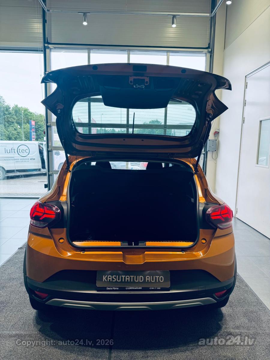 Orange Dacia Sandero 2021 in Parnu, with an engine capacity of 1.00 L and mileage of 135 thousand km for 8900 €, photo 15 on AUTOMOTO.COM.LV