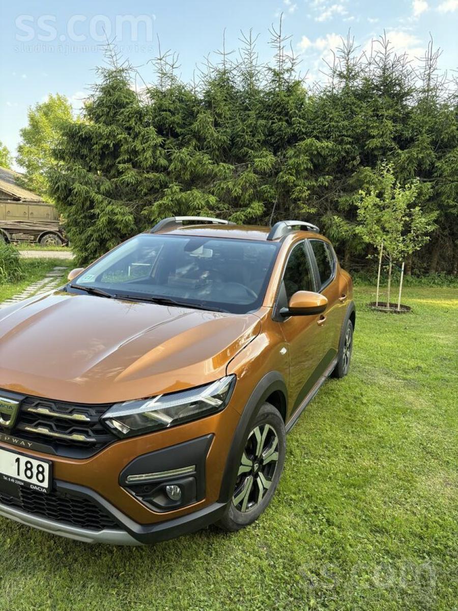 Orange Dacia Sandero 2022 in Madona, with an engine capacity of 1.00 L and mileage of 43 thousand km for 14000 €, photo 11 on AUTOMOTO.COM.LV