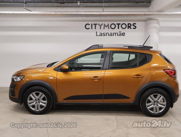 Orange Dacia Sandero 2022 in Tallinn, with an engine capacity of 1.00 L and mileage of 62 thousand km for 11900 €, photo 2 on AUTOMOTO.COM.LV