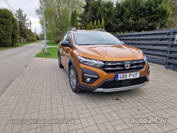 Orange Dacia Sandero 2022 in Tallinn, with an engine capacity of 1.00 L and mileage of 140 thousand km for 7500 €, photo 1 on AUTOMOTO.COM.LV