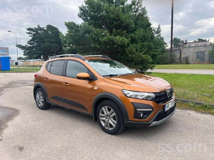 Orange Dacia Sandero 2022 in Jekabpils, with an engine capacity of 1.00 L and mileage of 55 thousand km for 11500 €, photo 3 on AUTOMOTO.COM.LV