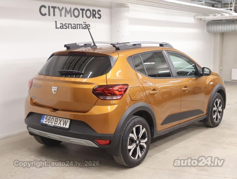 Orange Dacia Sandero 2023 in Tallinn, with an engine capacity of 1.00 L and mileage of 63 thousand km for 11900 €, photo 7 on AUTOMOTO.COM.LV