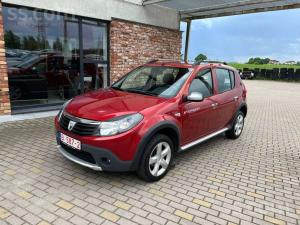 Sarkans Dacia Sandero 2010 Talsi, ar dzinēja tilpumu 1.60 L un nobraukumu 189 tūkst. km par 6370 €, foto  vietnē AUTOMOTO.COM.LV