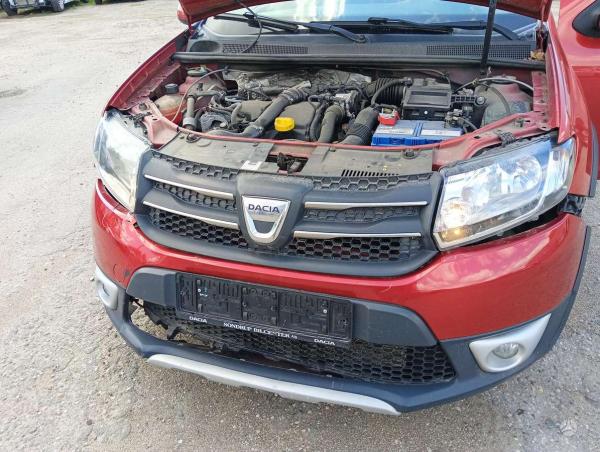 Red Dacia Sandero 2016 in Marijampole, with an engine capacity of 1.46 L and mileage of 211 thousand km for 2500 €, photo 7 on AUTOMOTO.COM.LV