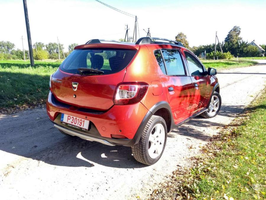 Sarkans Dacia Sandero 2016 Vilkaviškis, ar dzinēja tilpumu 1.46 L un nobraukumu 210 tūkst. km par 3250 €, foto 6 vietnē AUTOMOTO.COM.LV