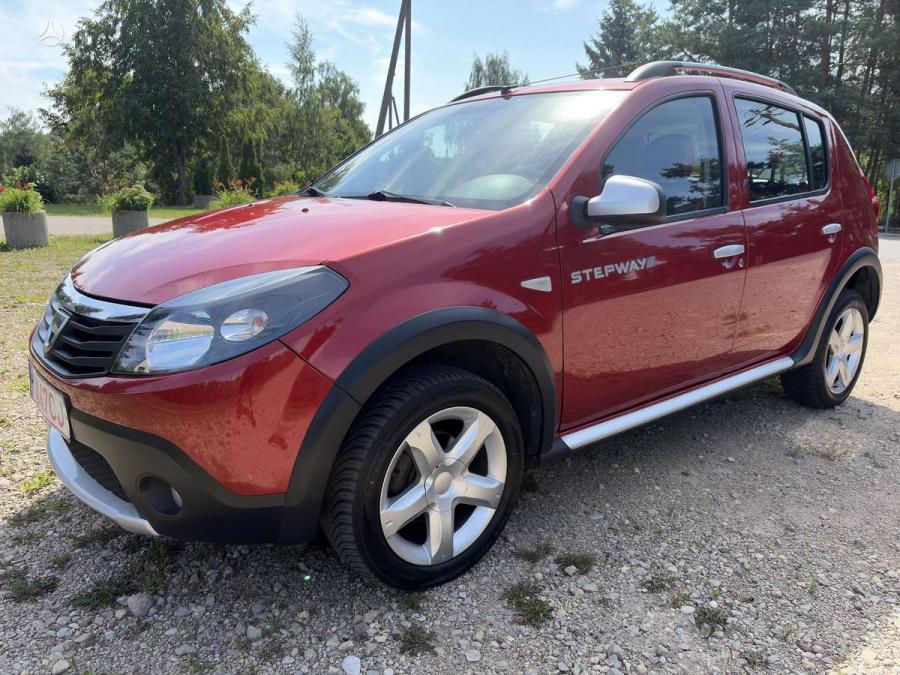 Sarkans Dacia Sandero 2012 Jurbarkas, ar dzinēja tilpumu 1.60 L un nobraukumu 175 tūkst. km par 2550 €, foto 7 vietnē AUTOMOTO.COM.LV