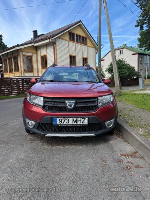 Red Dacia Sandero 2013 in Tallinn, with an engine capacity of 1.50 L and mileage of 154 thousand km for 4300 €, photo  on AUTOMOTO.COM.LV
