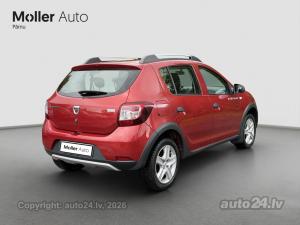 Red Dacia Sandero 2016 in Parnu, with an engine capacity of 0.90 L and mileage of 132 thousand km for 5990 €, photo 3 on AUTOMOTO.COM.LV