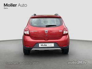 Red Dacia Sandero 2016 in Parnu, with an engine capacity of 0.90 L and mileage of 132 thousand km for 5990 €, photo 5 on AUTOMOTO.COM.LV