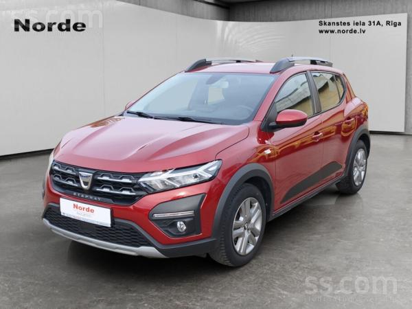 Sarkans Dacia Sandero 2021 Rīga, ar dzinēja tilpumu 1.00 L un nobraukumu 54 tūkst. km par 10950 €, foto 1 vietnē AUTOMOTO.COM.LV