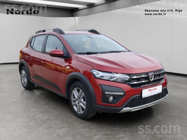 Sarkans Dacia Sandero 2021 Rīga, ar dzinēja tilpumu 1.00 L un nobraukumu 54 tūkst. km par 10950 €, foto 5 vietnē AUTOMOTO.COM.LV