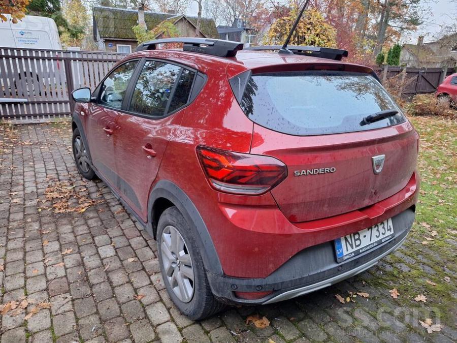 Sarkans Dacia Sandero 2022 Jūrmala, ar dzinēja tilpumu 1.00 L un nobraukumu 43 tūkst. km par 12300 €, foto 5 vietnē AUTOMOTO.COM.LV
