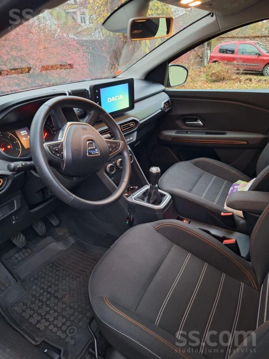 Sarkans Dacia Sandero 2022 Jūrmala, ar dzinēja tilpumu 1.00 L un nobraukumu 43 tūkst. km par 12300 €, foto 6 vietnē AUTOMOTO.COM.LV