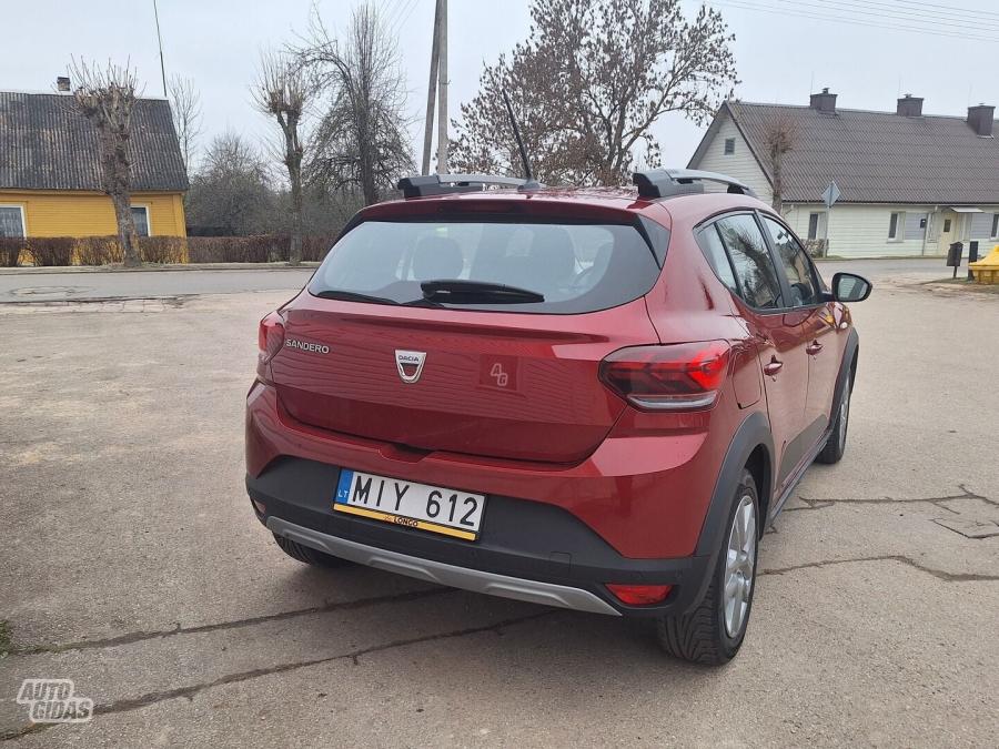 Sarkans Dacia sandero-stepway 2022 Ignalina, ar dzinēja tilpumu 1.00 L un nobraukumu 41 tūkst. km par 7950 €, foto 6 vietnē AUTOMOTO.COM.LV