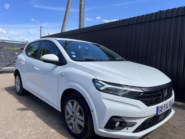Balts Dacia Sandero 2021 Kauņa, ar dzinēja tilpumu 0.90 L un nobraukumu 98 tūkst. km par 4400 €, foto 1 vietnē AUTOMOTO.COM.LV