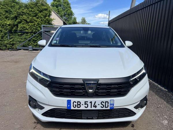 Balts Dacia Sandero 2021 Kauņa, ar dzinēja tilpumu 0.90 L un nobraukumu 98 tūkst. km par 4400 €, foto 2 vietnē AUTOMOTO.COM.LV