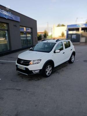 White Dacia Sandero 2016 in Taurage, with an engine capacity of 1.46 L and mileage of 240 thousand km for 3650 €, photo  on AUTOMOTO.COM.LV