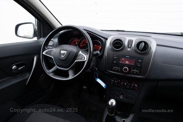 White Dacia Sandero 2019 in Riga, with an engine capacity of 0.90 L and mileage of 154 thousand km for 3074 €, photo 9 on AUTOMOTO.COM.LV