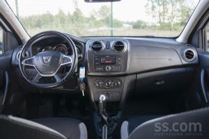White Dacia Sandero 2019 in Riga, with an engine capacity of 0.90 L and mileage of 147 thousand km for 7290 €, photo 11 on AUTOMOTO.COM.LV