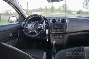 White Dacia Sandero 2019 in Riga, with an engine capacity of 0.90 L and mileage of 147 thousand km for 7290 €, photo 12 on AUTOMOTO.COM.LV
