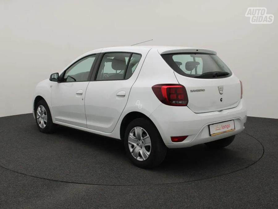 White Dacia Sandero 2020 in Vilnius, with an engine capacity of 1.00 L and mileage of 156 thousand km for 7099 €, photo 8 on AUTOMOTO.COM.LV