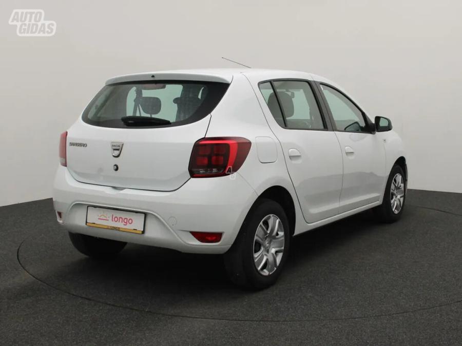 White Dacia Sandero 2020 in Vilnius, with an engine capacity of 1.00 L and mileage of 156 thousand km for 7099 €, photo 9 on AUTOMOTO.COM.LV